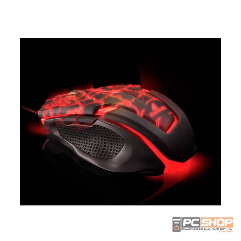 Mouse Gamer Fortrek Spider 2 2400dpi USB Preto/Vermelho OM-705 - PCSHOP ...