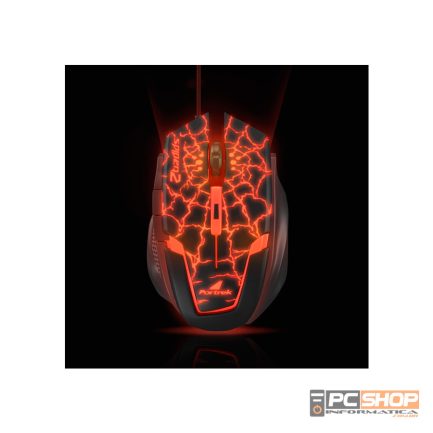 Mouse Gamer Fortrek Spider 2 2400dpi USB Preto/Vermelho OM-705 - PCSHOP ...